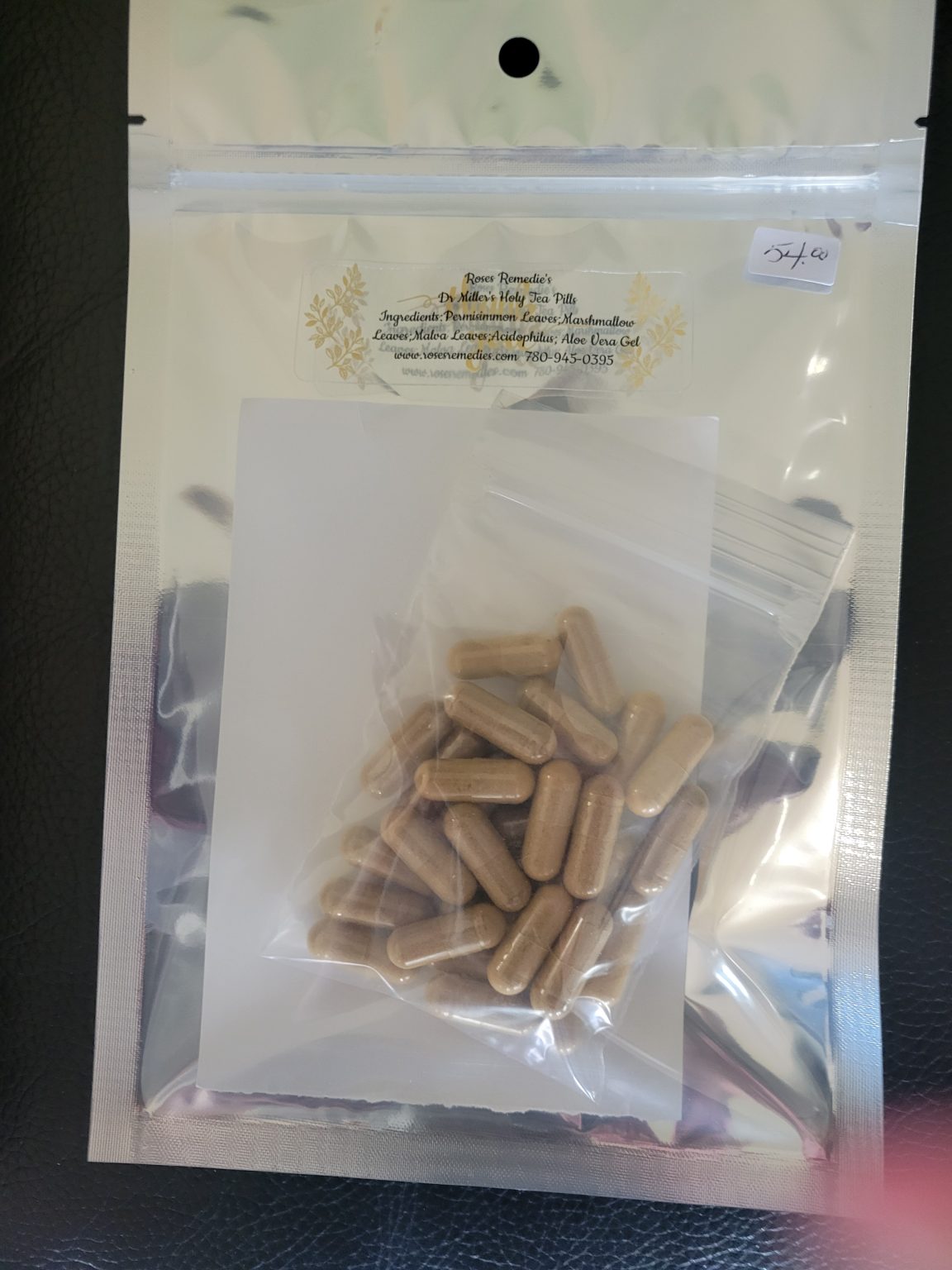 Dr Millers Holy Tea Capsules | Rose's Remedies